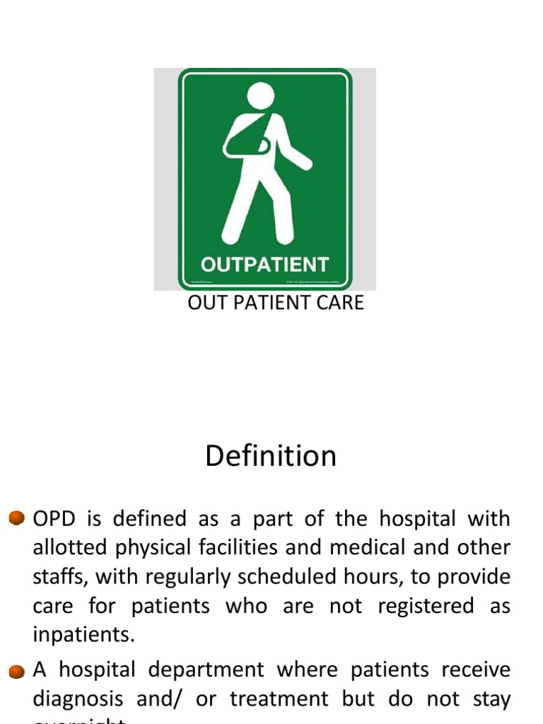Out Patient Department OPD PDF | PDF | Patient | Hospital