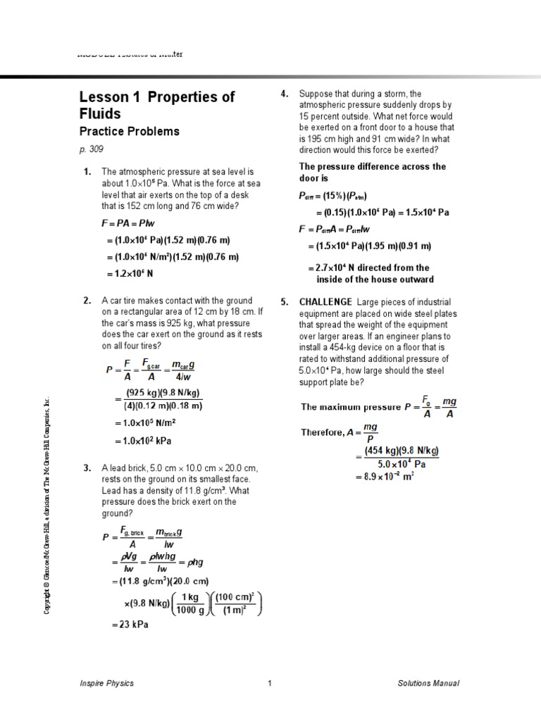 States of Matter Problems | PDF | Gases | Buoyancy