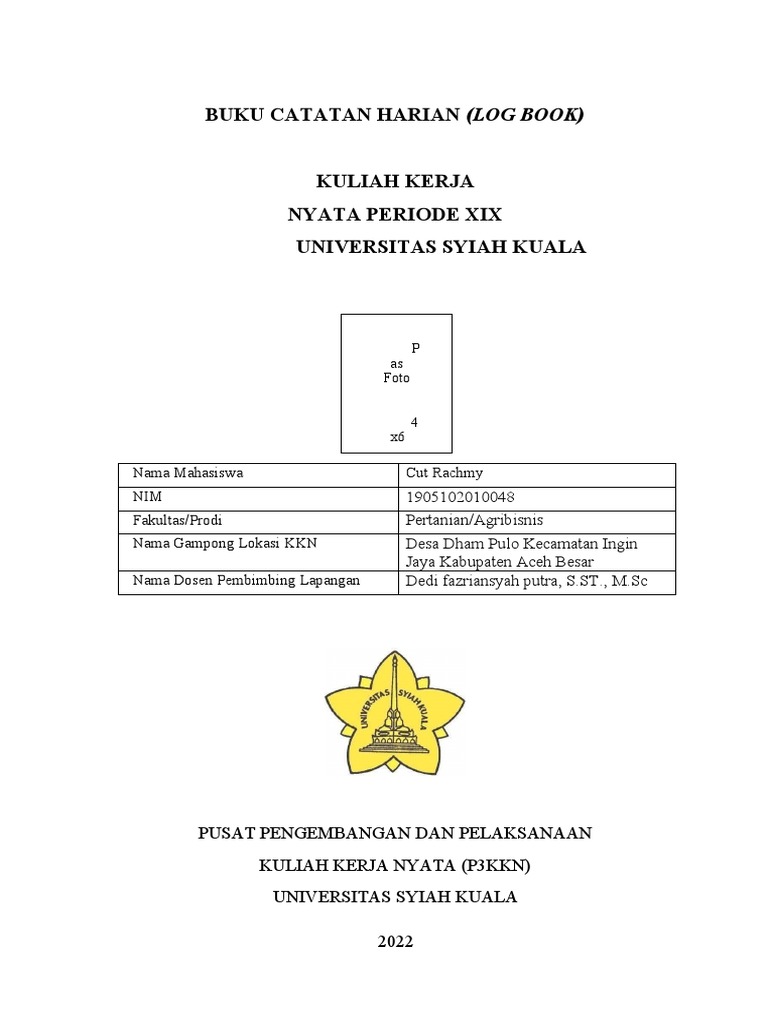 Log Book KKN Pertanian Universitas Syiah Kuala | PDF