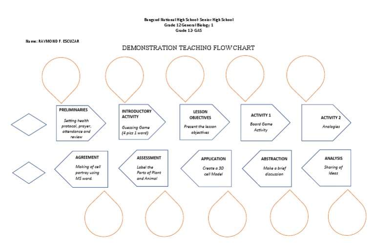 Demonstration Teaching Flow Chart | PDF