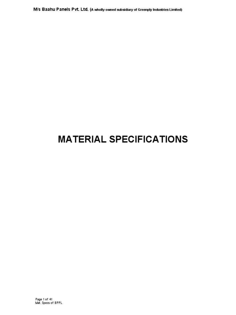04 Materials Specification | PDF | Concrete | Construction Aggregate