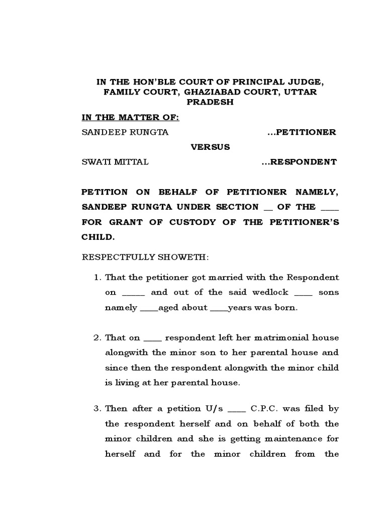 child custody | PDF | Child Custody | Common Law