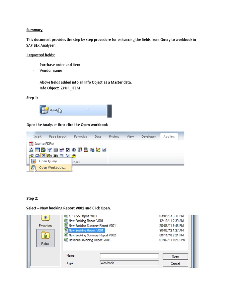 Steps For Enhancing The Order Intake Report | PDF