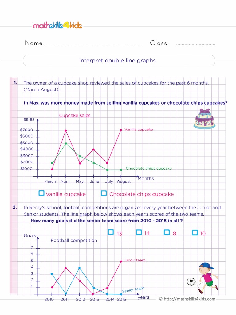 16.interpret Double Line Graphs - 52fwft | PDF