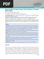 DIPSI Guidelines | PDF | Diabetes Mellitus Type 2 | Gestational Diabetes