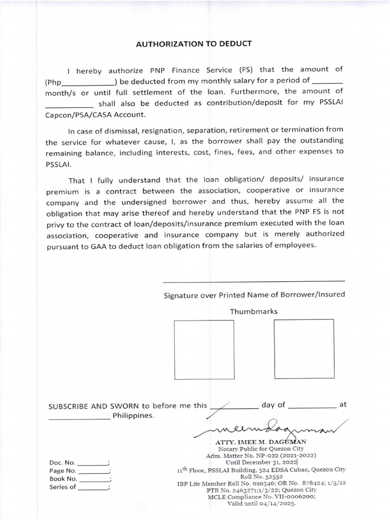 PSSLAI Loan Terms and Conditions | PDF | Debt | Balance Sheet