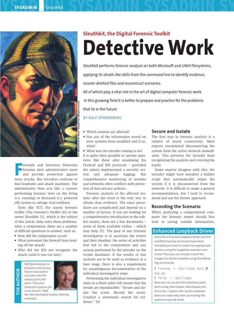 Sleuth Kit | PDF | File System | Computer File