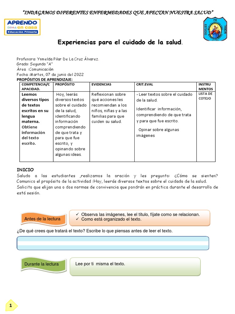 Lectura sobre Cuidado de la Salud | PDF