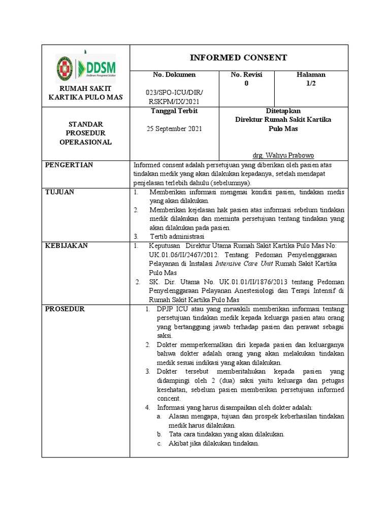 Informed Consent in the ICU | PDF