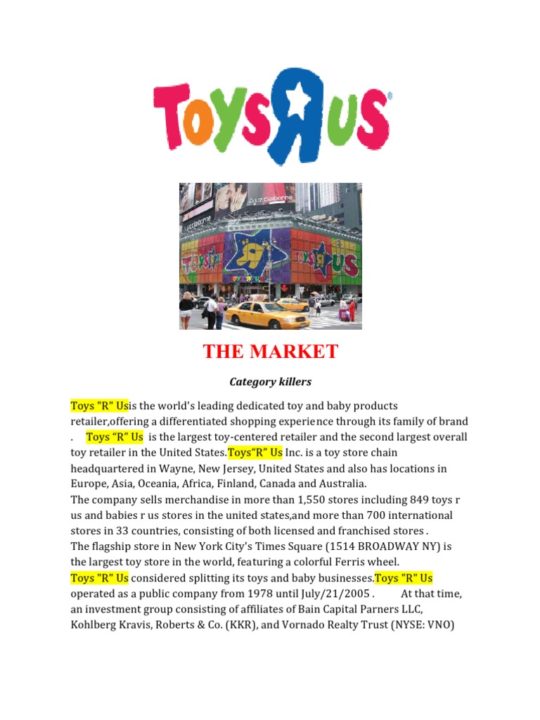 Toys R Us | PDF | Christmas And Holiday Season | Retail
