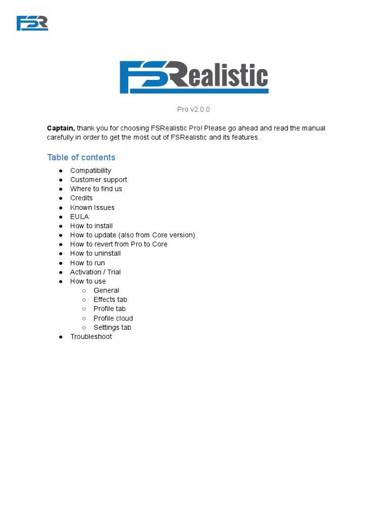 FS Realistic Manual | PDF | Installation (Computer Programs) | Computer File