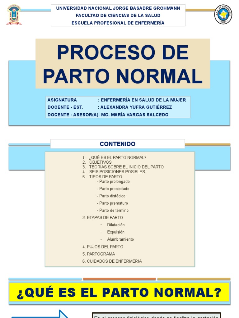 Proceso de Parto Normal | PDF | Parto | El embarazo