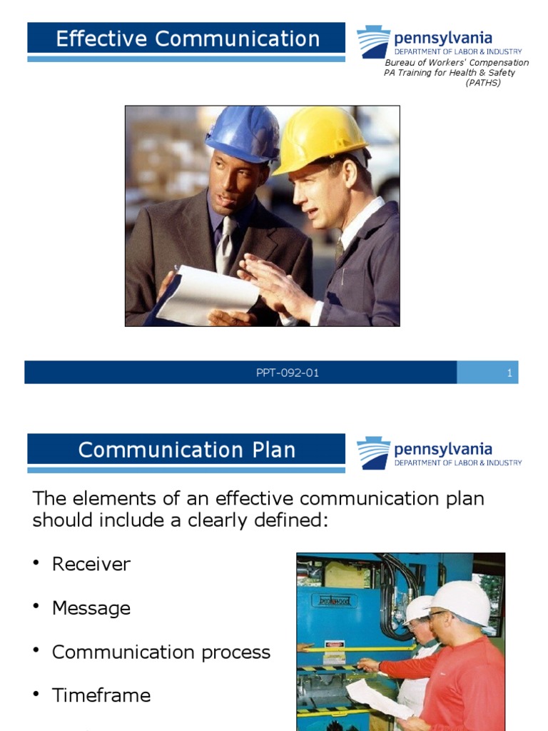 Safety Communication Strategies | PDF | Communication | Attitude ...