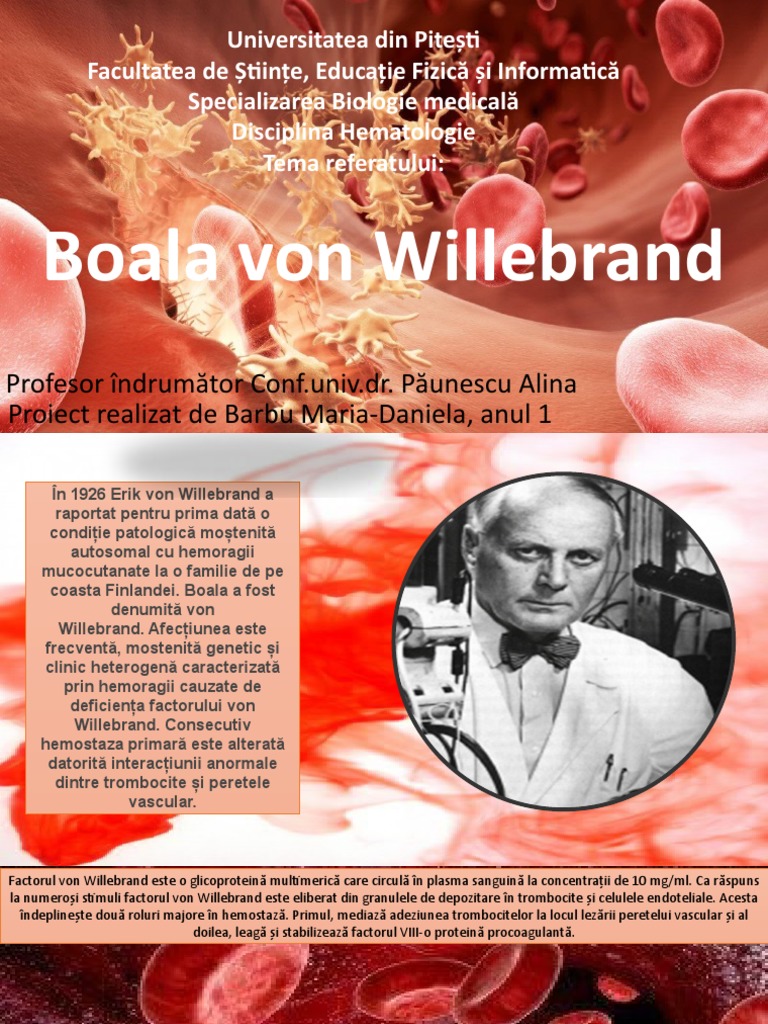 Boala Von Willebrand | PDF