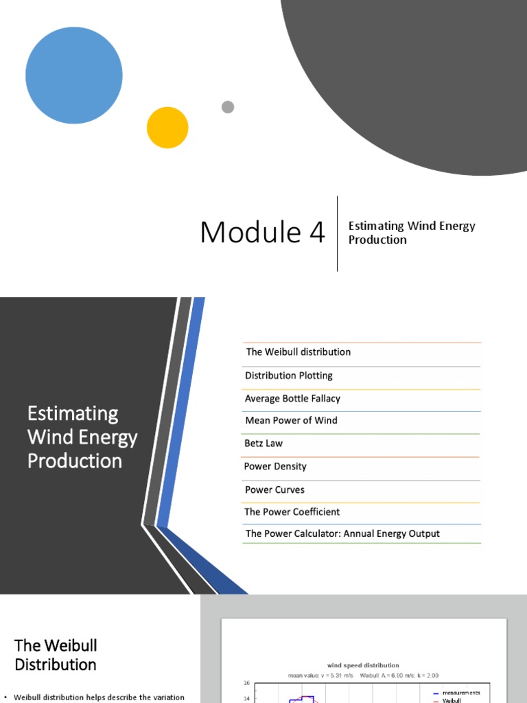 Estimating Wind Energy Production | PDF | Wind Power | Turbine