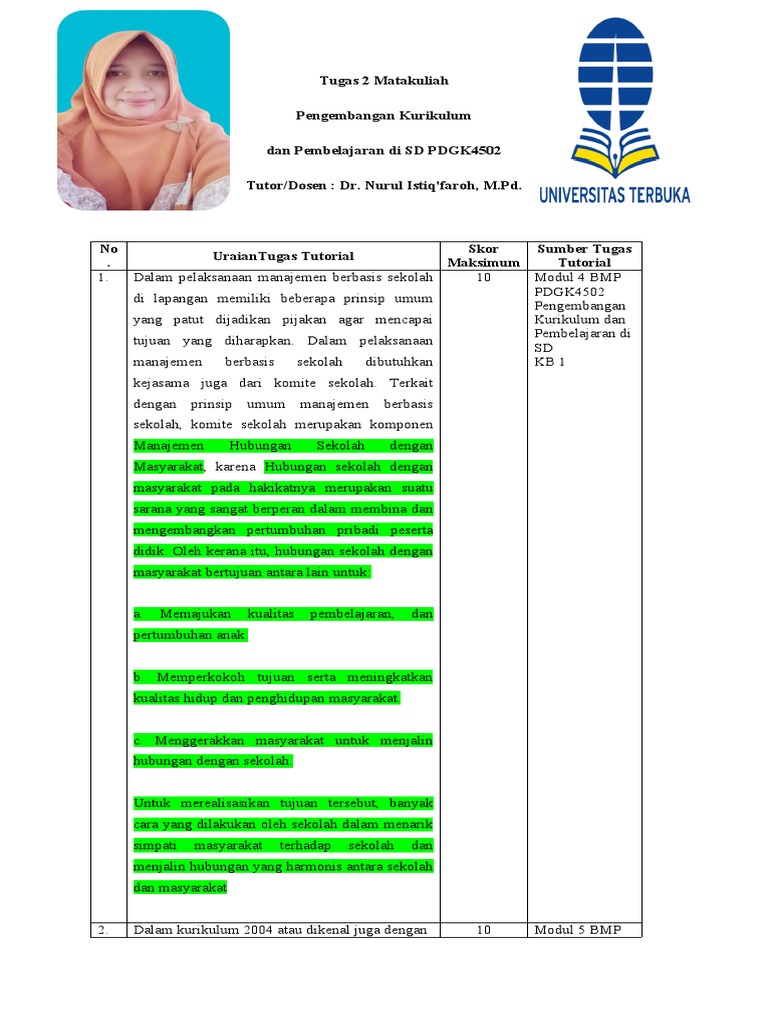 Tugas 2 Pdgk4502 - Joko Pramono | PDF