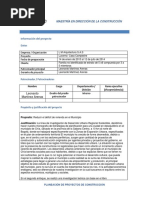 Matrices de Secuencias y Tiempos en Proyectos | PDF | Matriz (Matemáticas)