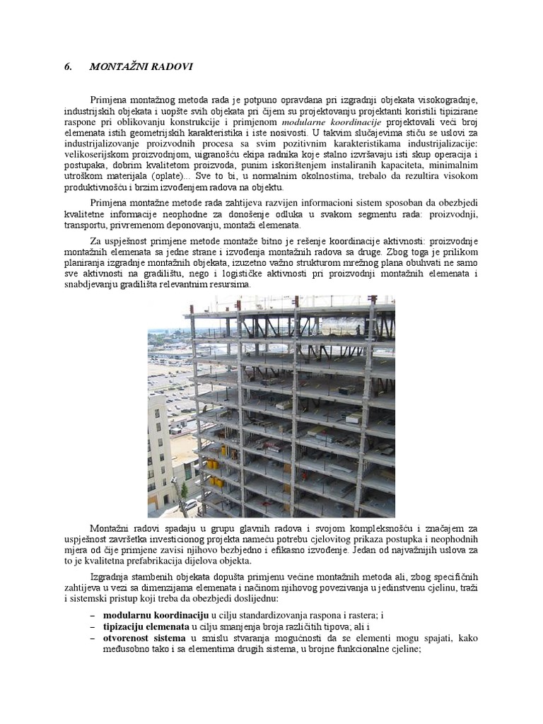Montazni Radovi | PDF