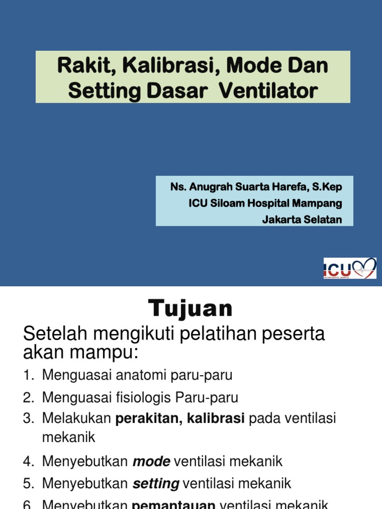 Basic Ventilasi Mekanik | PDF