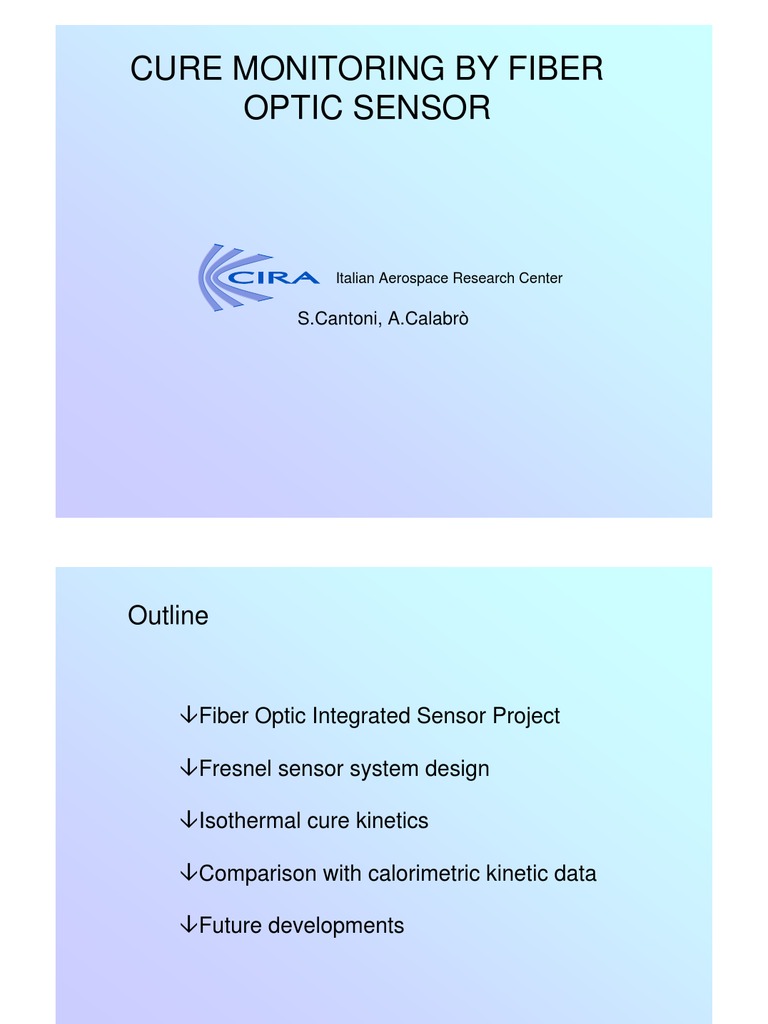 Cure Monitoring by Fiber Optic Sensor | PDF | Optical Fiber | Laser