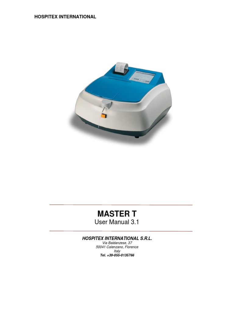 User Manual MASTER T VER 3.1 | PDF | Menu (Computing) | Power Supply