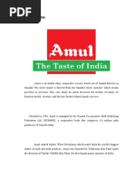Amul Organisation Structure | PDF | Milk | Cooperative