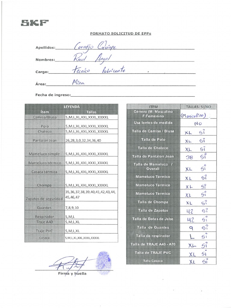 Formato Solicitud de Epps | PDF