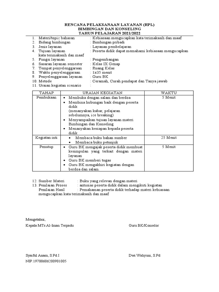 RPL Kelas 9 Semester Genap | PDF