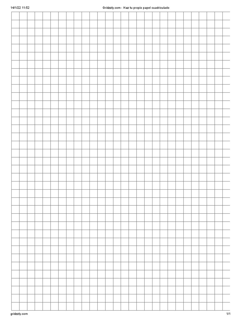 Haz Tu Propio Papel Cuadriculado | PDF