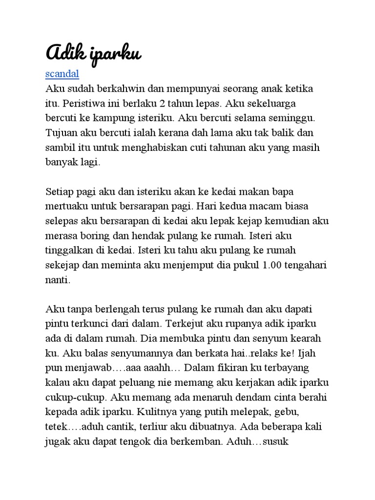 Adik Iparku Pdf