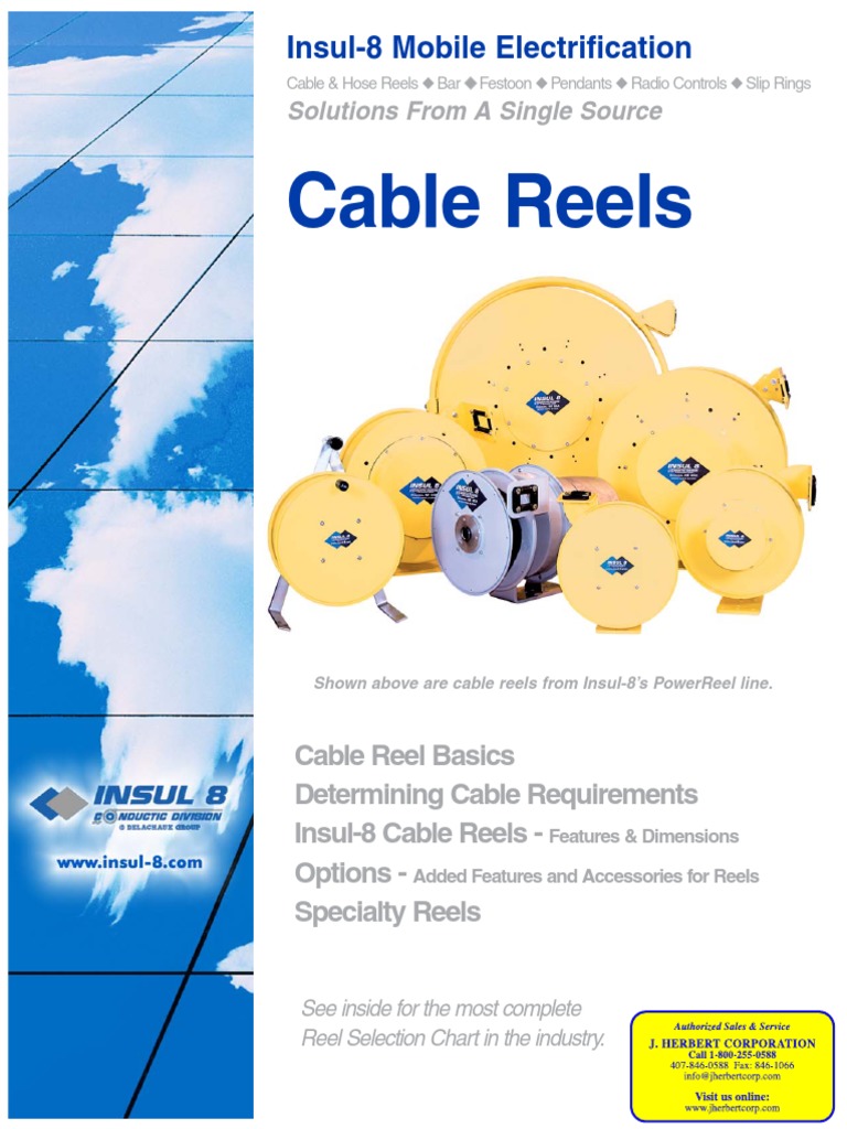 Cable Reels: Insul-8 Mobile Electrification | PDF | Wire | Electrical ...