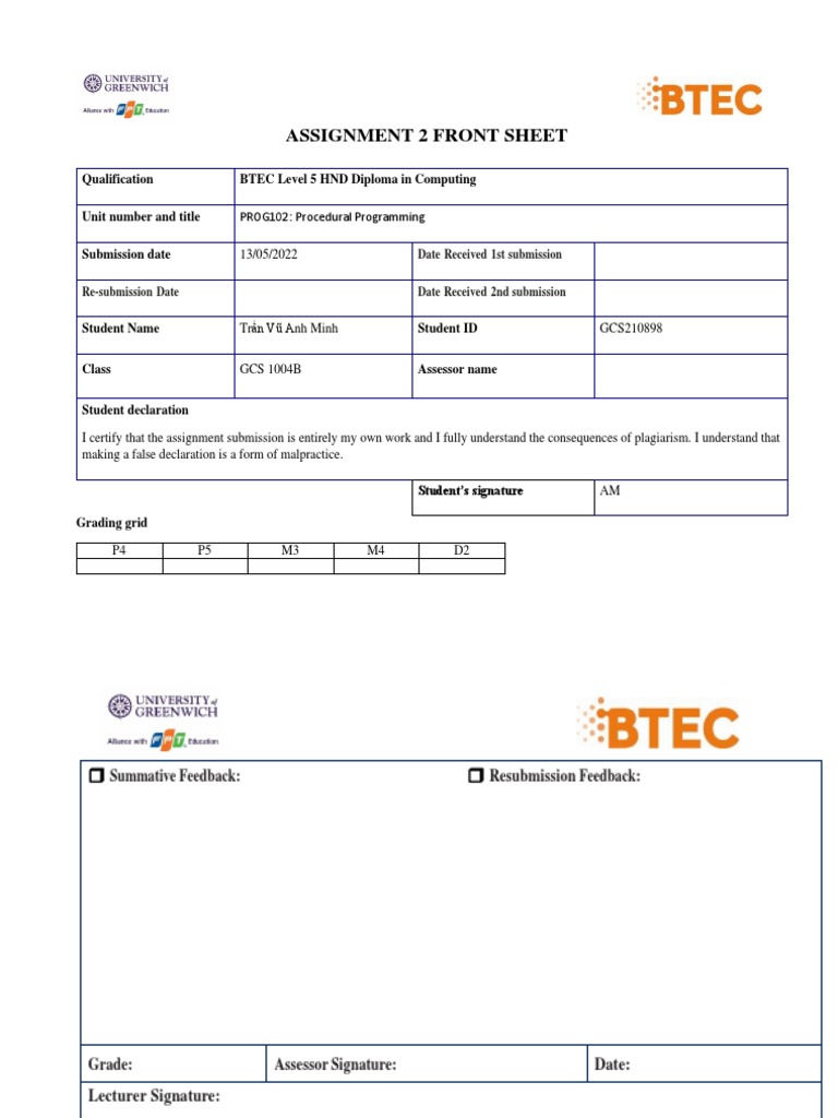 PROG102 - Assignment 2 | PDF | Subroutine | Parameter (Computer ... PROG102 - Assignment 2 | PDF | Subroutine | Parameter (Computer ...