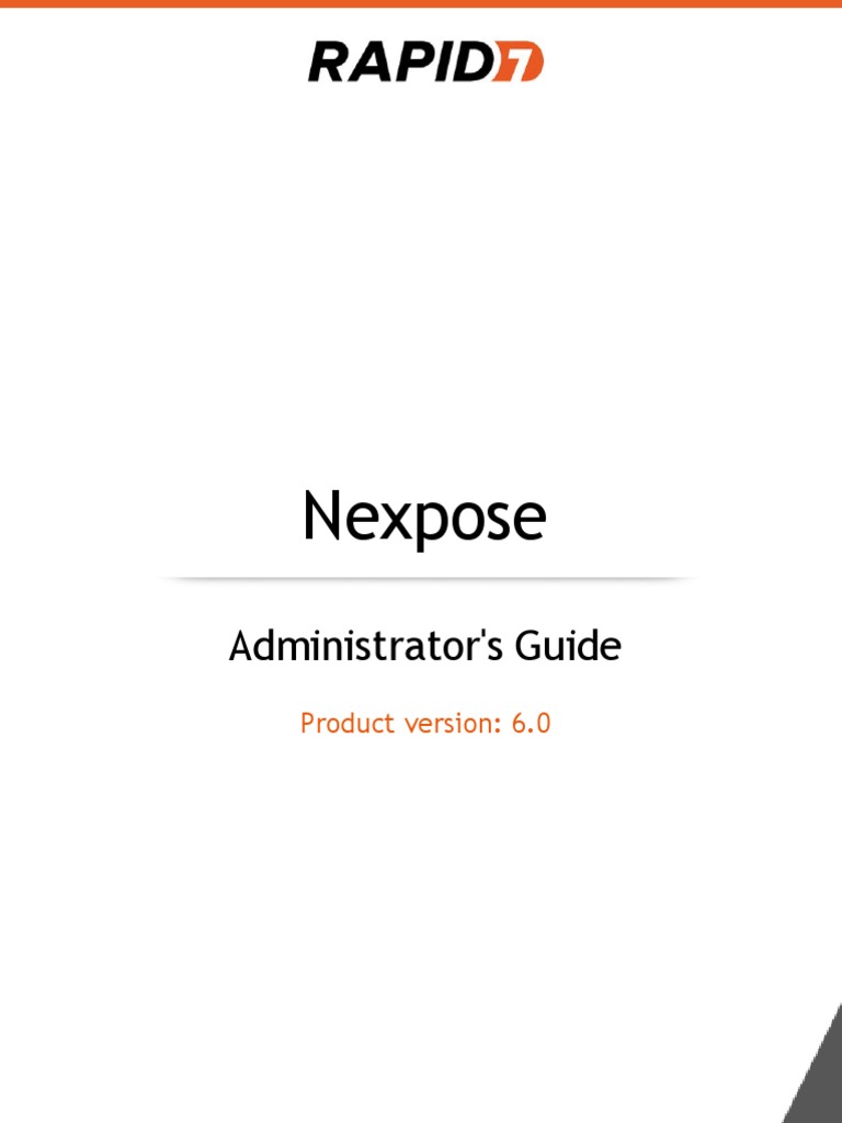 Nexpose Administrators Guide | PDF | Databases | Computer Network