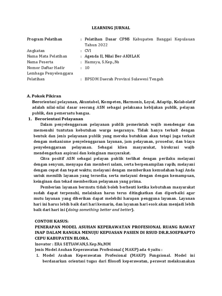 Learning Journal | PDF