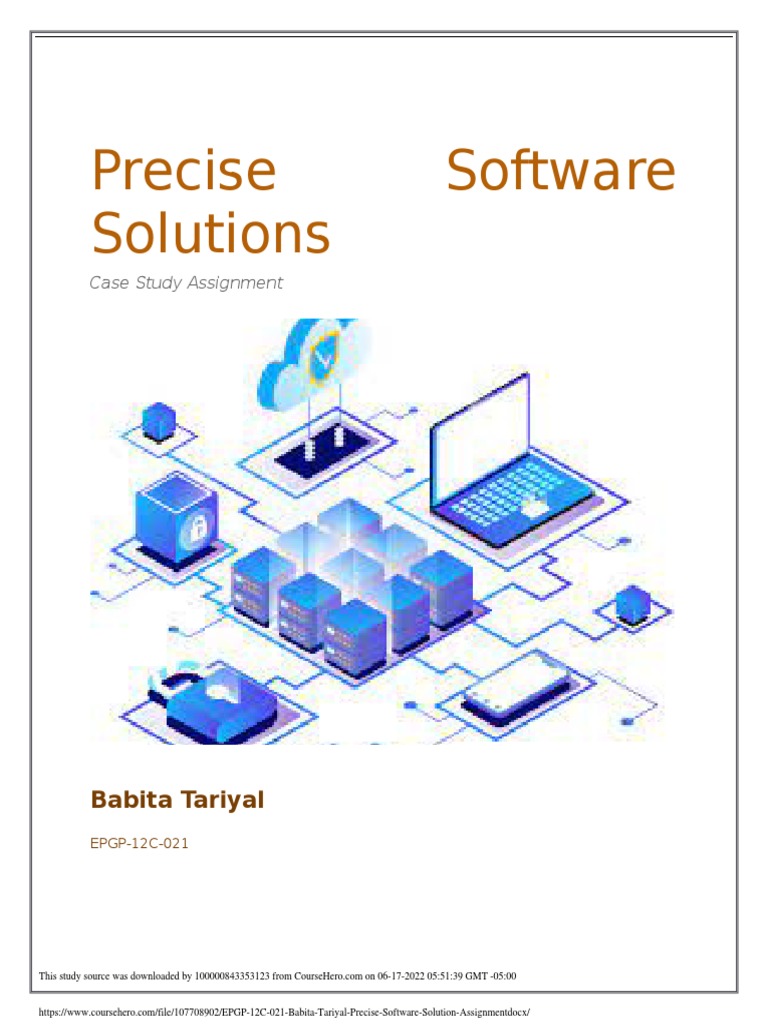 Precise Software Solutions: Babita Tariyal | PDF | Sales | Reputation