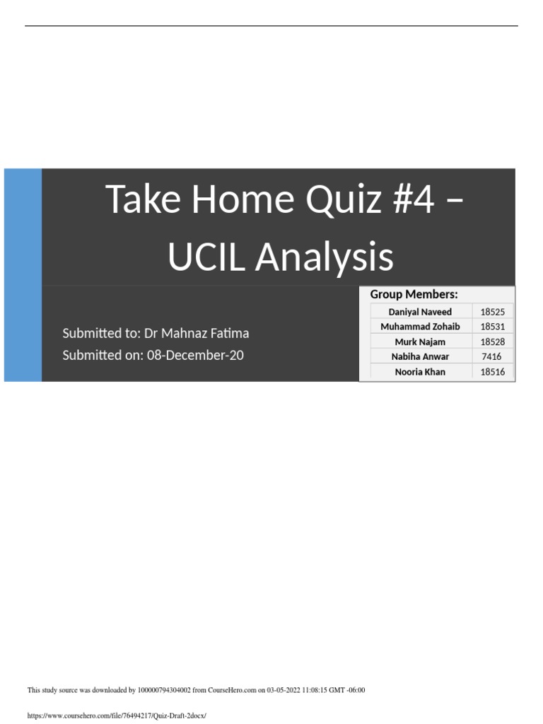 Quiz Draft 2 | PDF | Safety | Crisis Management