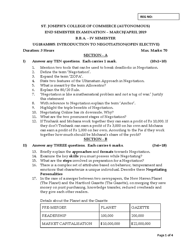Introduction To Negotiation | Download Free PDF | Negotiation | Food ...