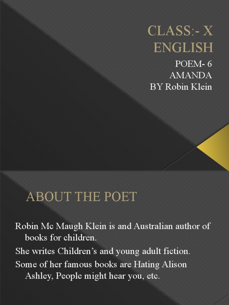 Amanda | PDF | Rhyme | Poetic Devices
