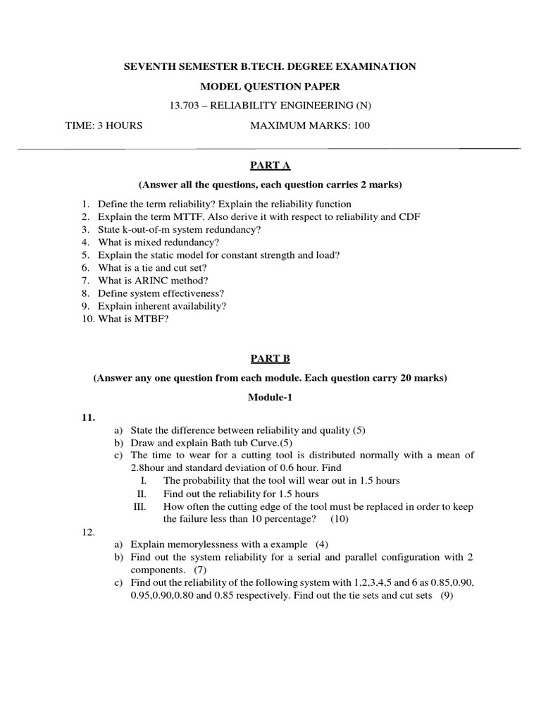 Reliability Engineering Exam: Optimizing Redundancy and Allocation to ...