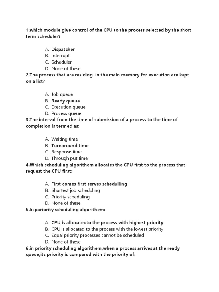 PPSC Computer Lecturer MCQ | PDF | Scheduling (Computing) | Computer Network