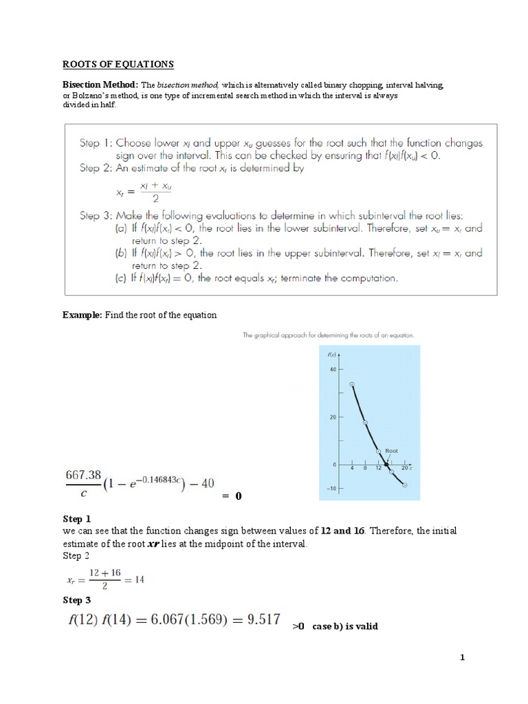 Bisection and Root Finding Methods | PDF | Derivative | Numerical Analysis