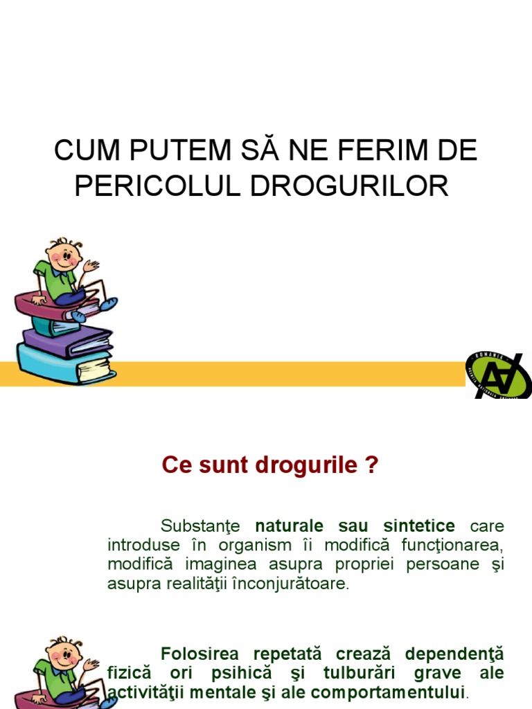 Droguri PPT Elevi Gimnaziu | PDF
