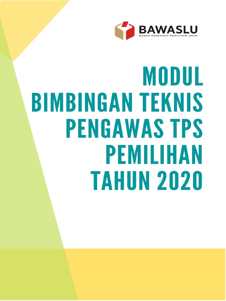 Modul Bimtek Ptps 2020 (1) 1 | PDF