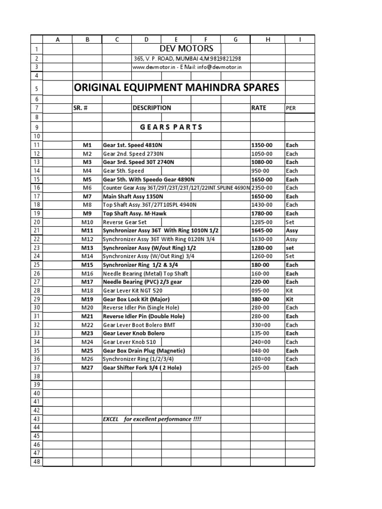 Mahindra Mahindra Pdf Manual Transmission Steering