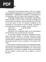 Types of Victims PDF | PDF | Victimology | Crime & Violence