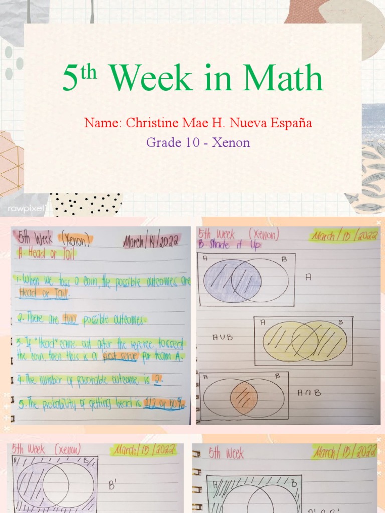 Grade 10 Math Week 5 Summary | PDF