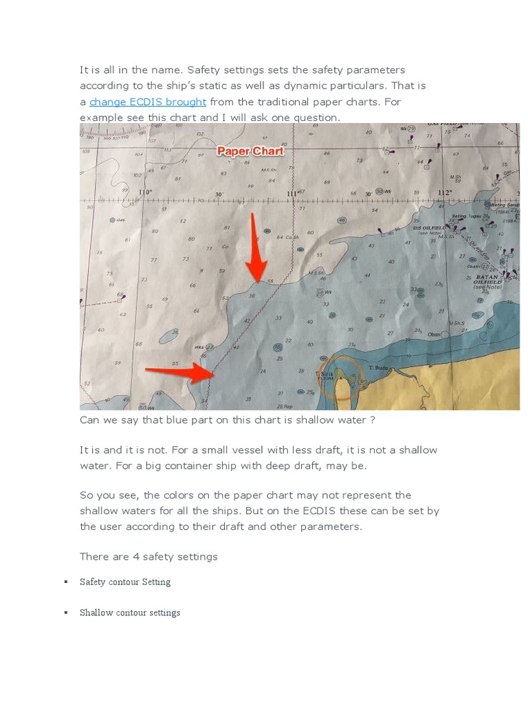 Ecdis Settings | PDF | Area | Contour Line