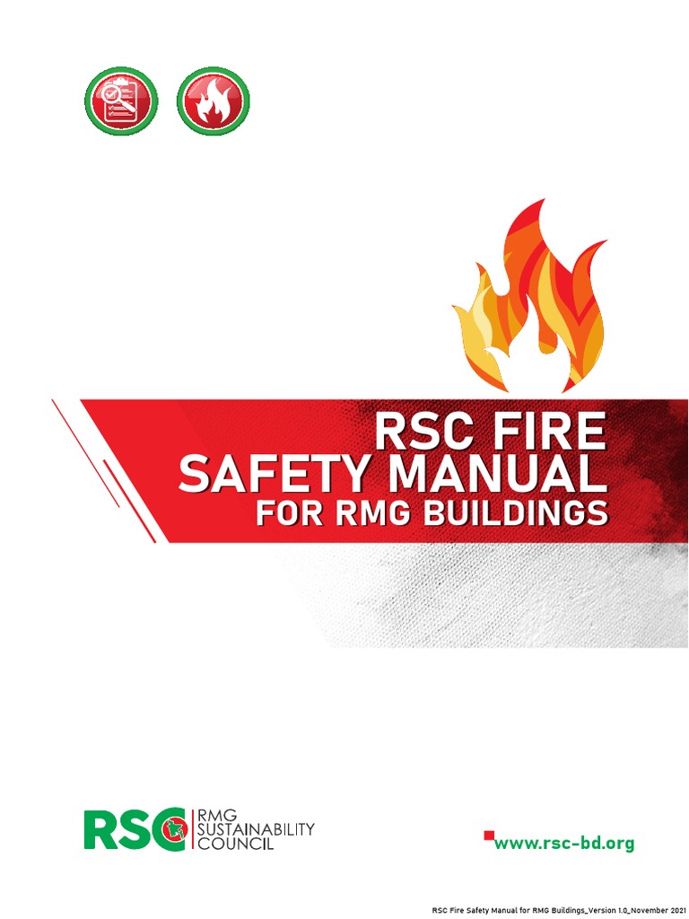 RSC Fire Safety Manual For RMG Buildings | PDF | Wall | Fire Sprinkler ...