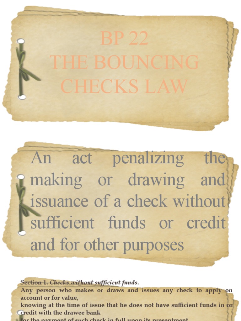 Bouncing Checks | PDF | Cheque | Justice