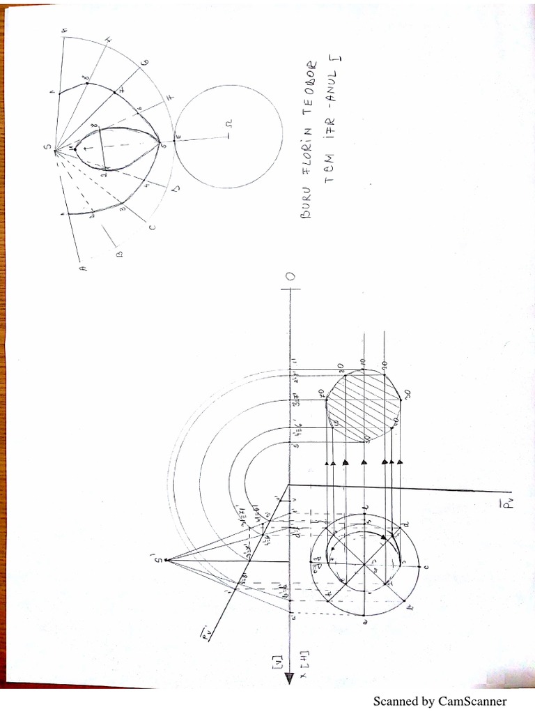 Tema 1 - Desfasurata Trunchiului de Con - Buru Florin Teodor | PDF